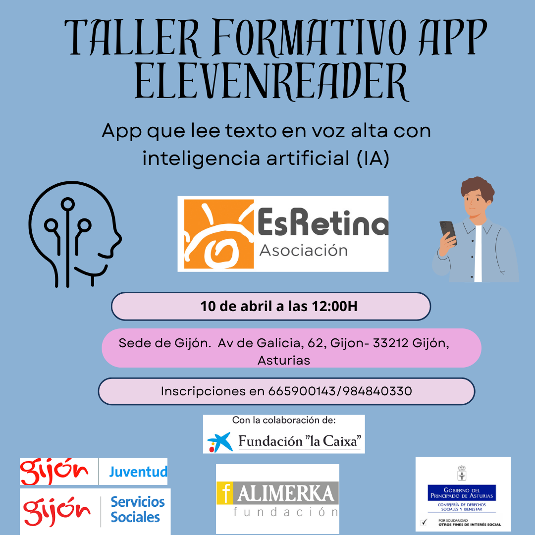 Taller formativo sobre el uso de la App ElevenReader para dispositivos ...